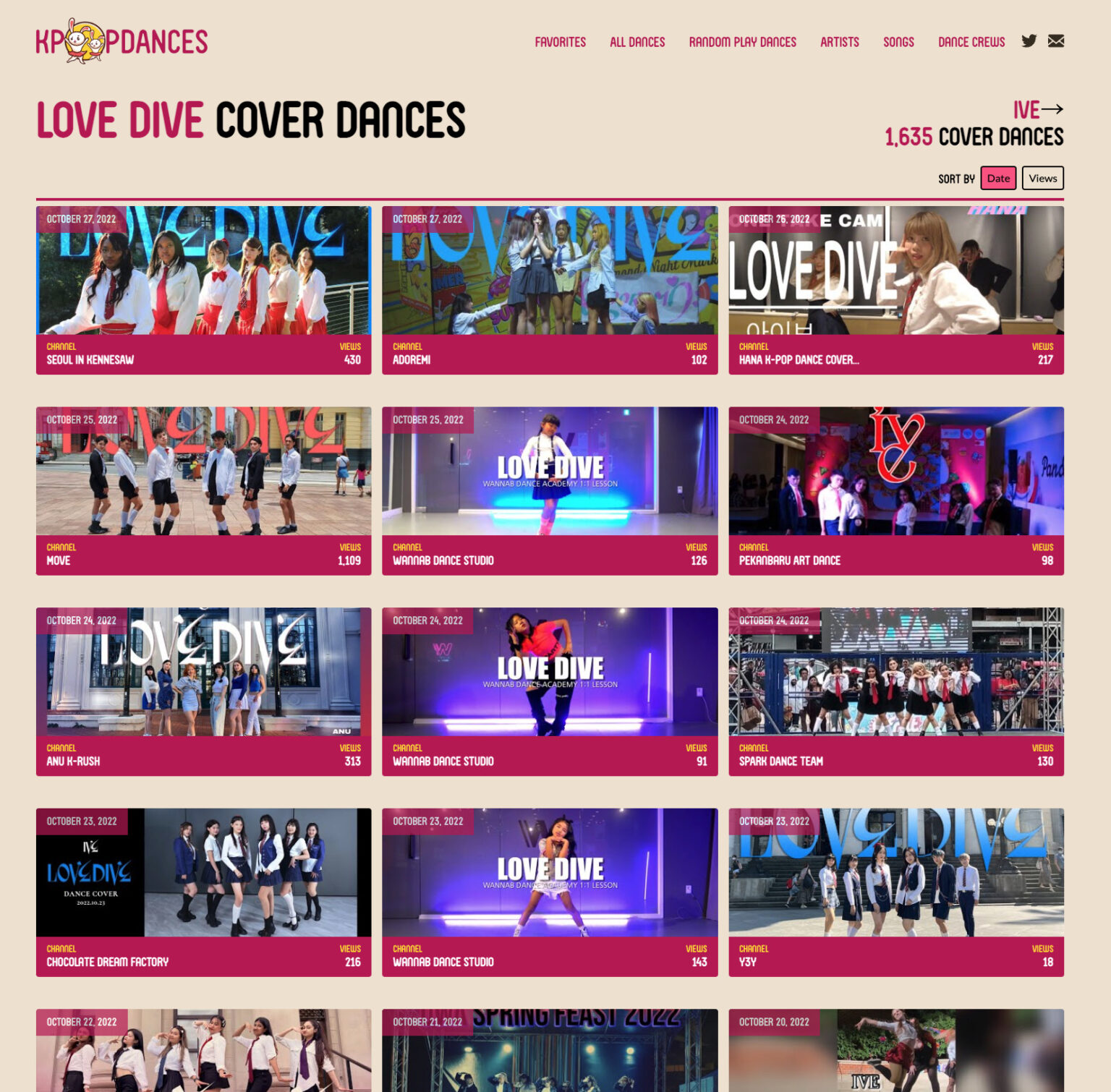 THE KPOP COVER DANCE DATABASE “KPop Dances”｜だんらぼ Dance Cover Lab