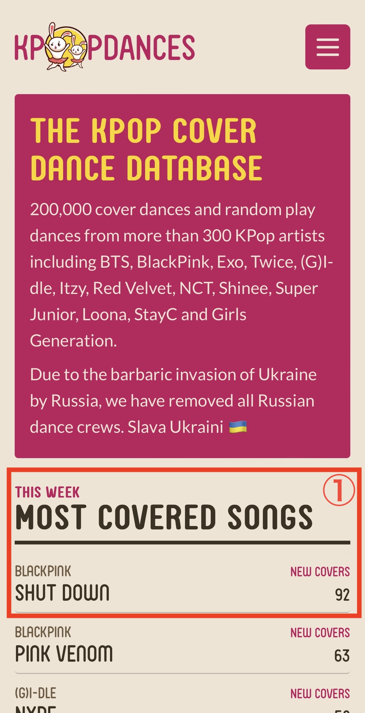 THE KPOP COVER DANCE DATABASE “KPop Dances”｜だんらぼ Dance Cover Lab