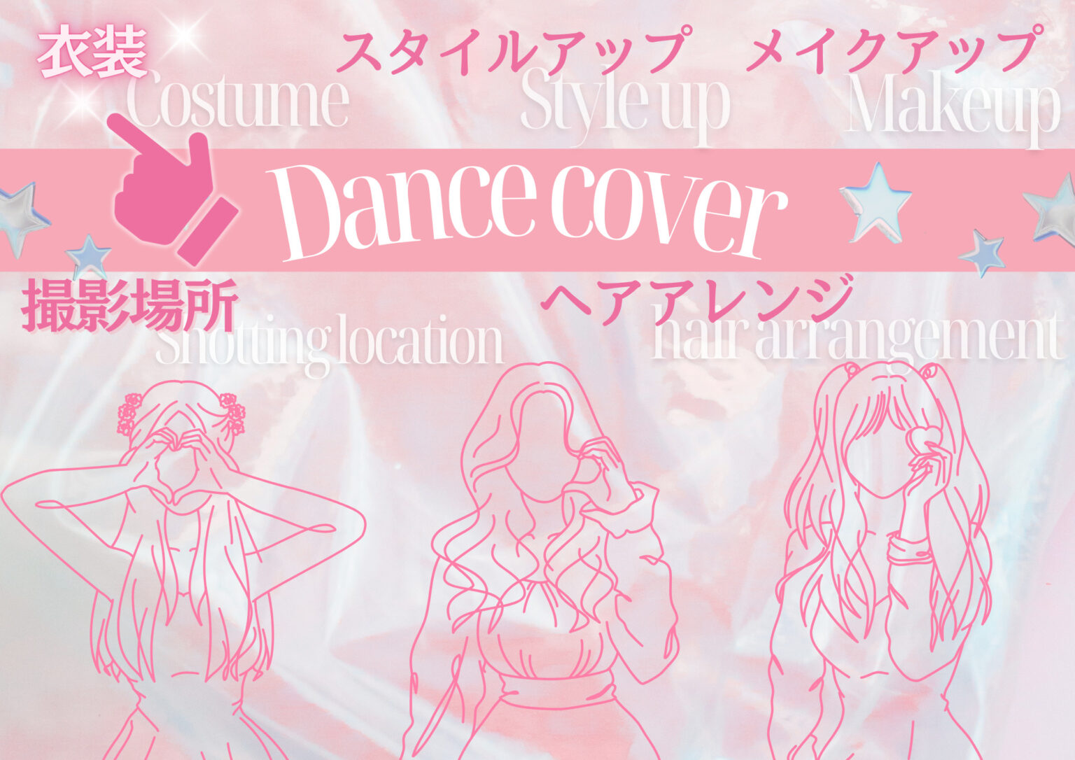 【アイドルなりきり企画】ステージ映え間違いなし！アイドル衣装アレンジ｜だんらぼ Dance Cover Lab